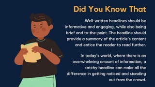 Learning Newspaper Report writing Skills in the Elementary Level | PPT