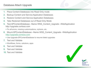 SPSHOU - Upgrading and Migrating to SharePoint 2016 like a Pro | PPT