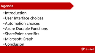 #SPSHouston Automating your digital workplace proivisioning with #Azure Durable #Functions and # ...