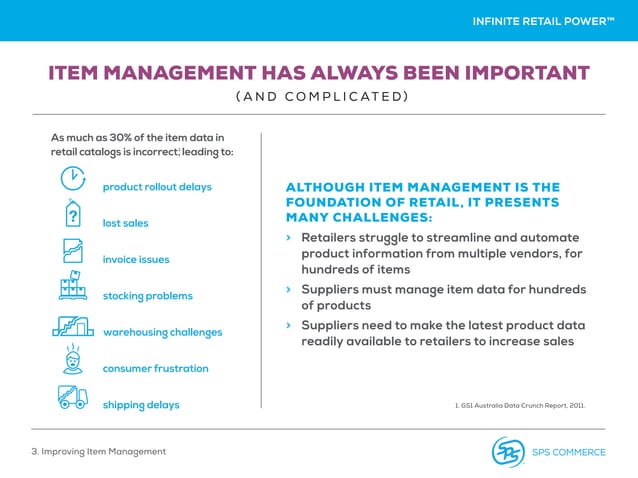 Improving Item Management