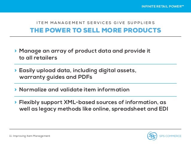 Improving Item Management