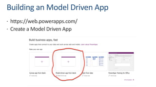 SharePoint Saturday Leicester - Getting Started with Model Driven PowerApps | PDF