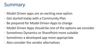 SharePoint Saturday Leicester - Getting Started with Model Driven ...