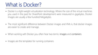 SPFx Team based Development using Docker | PPTX