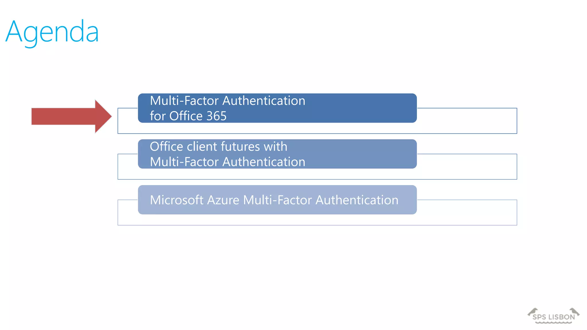 SPSLisbon 2017 Office 365 Multi-factor Authentication with Microsoft Azure Active Directory ...