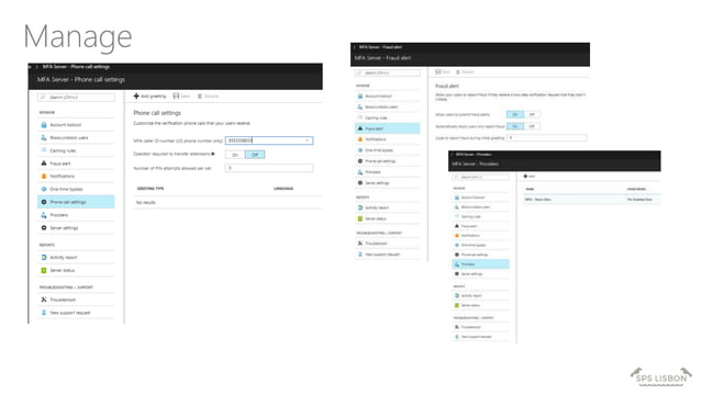 SPSLisbon 2017 Office 365 Multi-factor Authentication with Microsoft ...