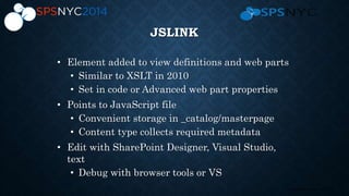 SharePoint 2013 Client Side Rendering | PPTX | Web Design and HTML ...