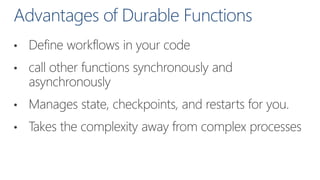 SharePoint Saturday Oslo - Introduction to Durable Functions in Azure | PPT