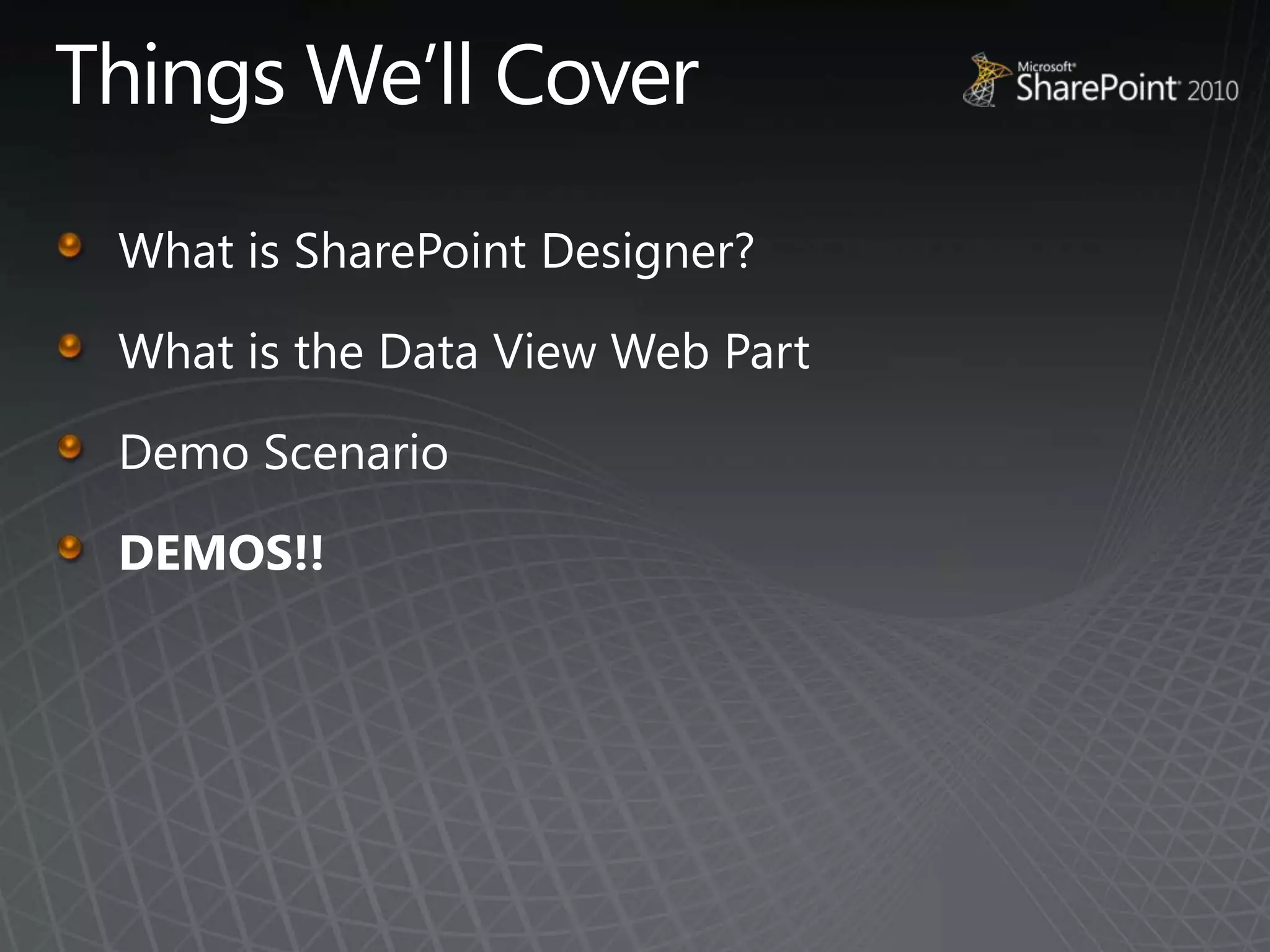 Building Composite Applications Using Sharepoint Designer 2010 Ppt