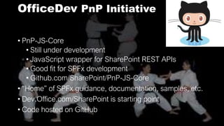 SPS Paris: Building great client-side web parts with spfx, pnp-js-core, ReactJS and Office UI ...