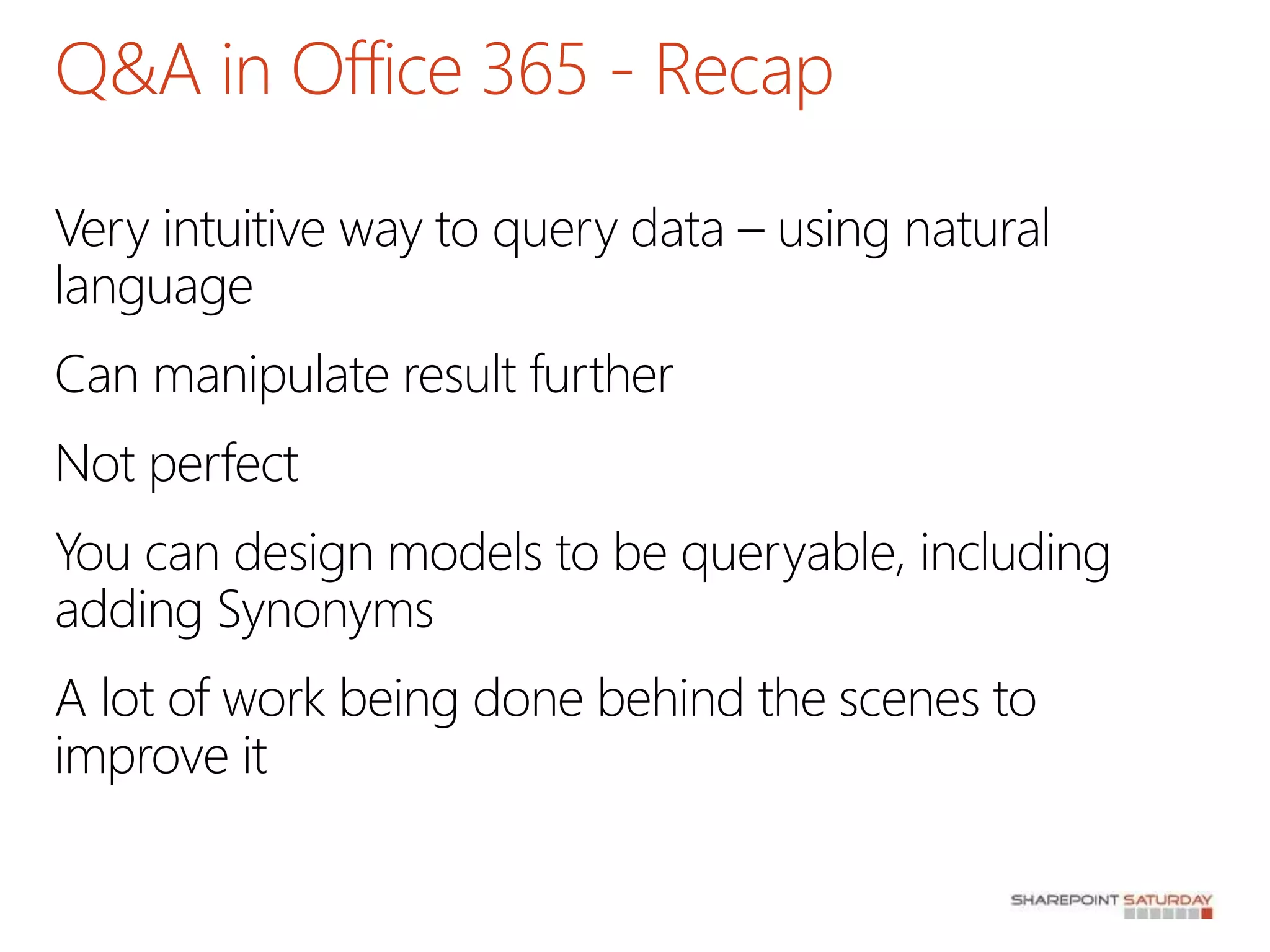 Power BI in Office 365 | PPT