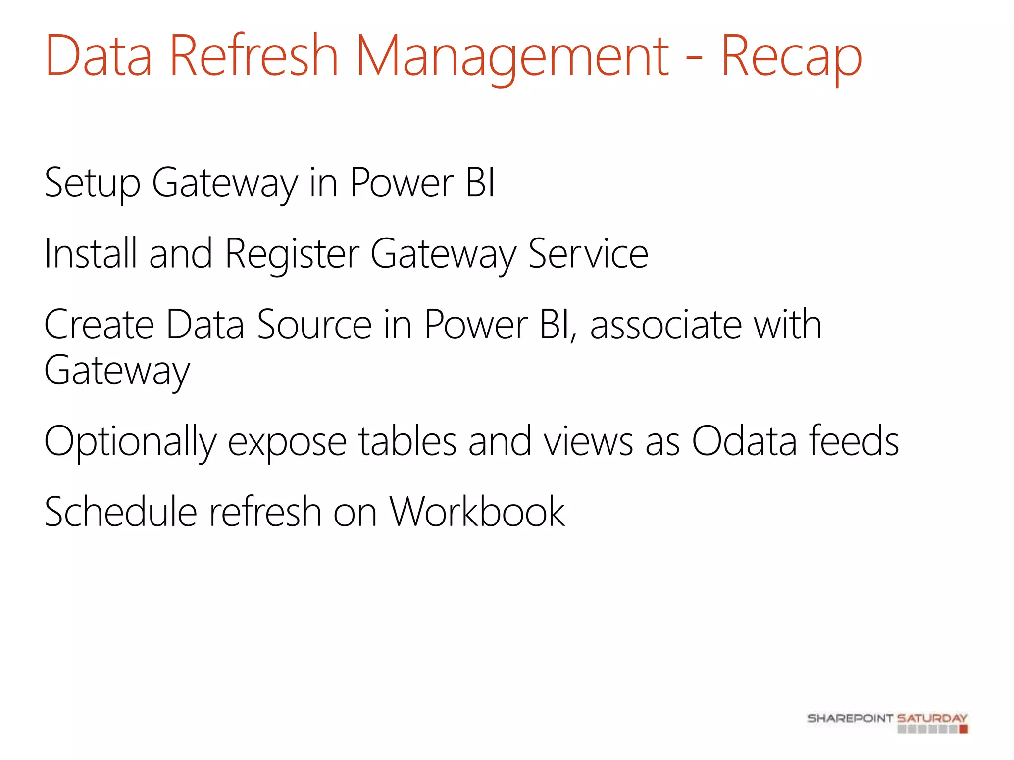 Power BI in Office 365 | PPT