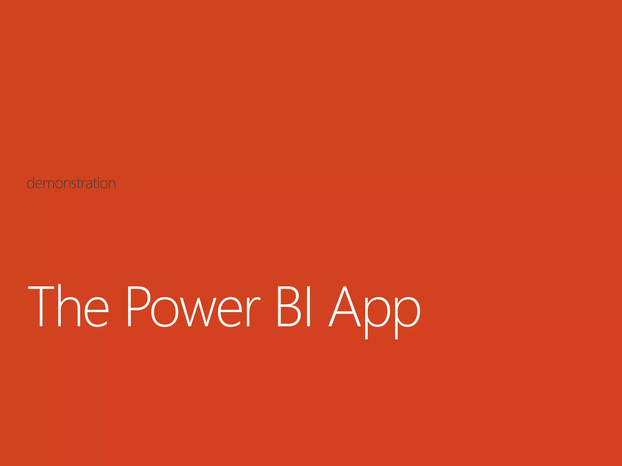 Power BI in Office 365 | PPT