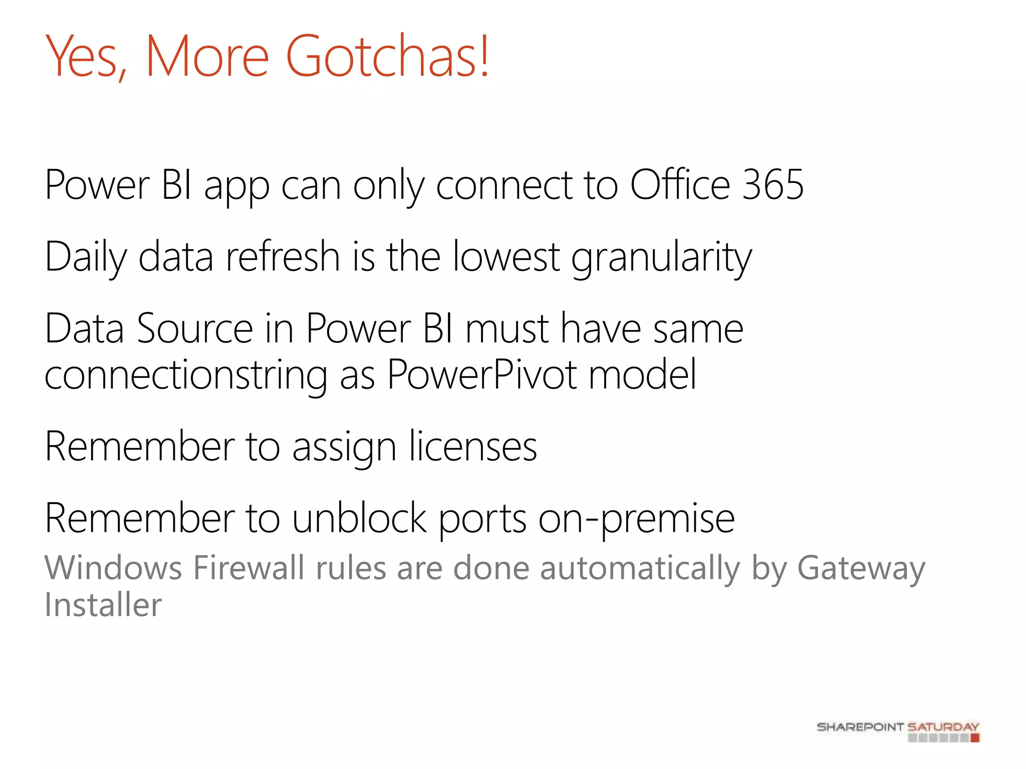 Power BI in Office 365 | PPT