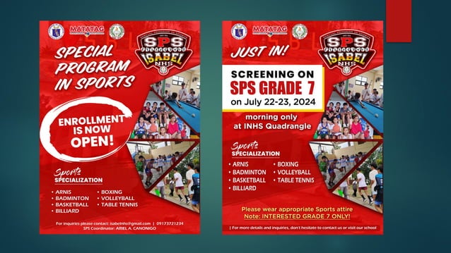 Special Program in Sports, a special pro | PPTX | Sports