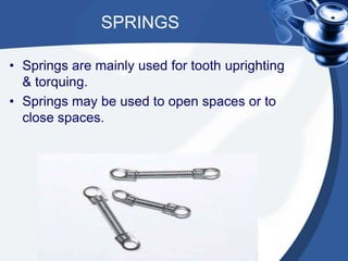 fixed appliances | PPTX