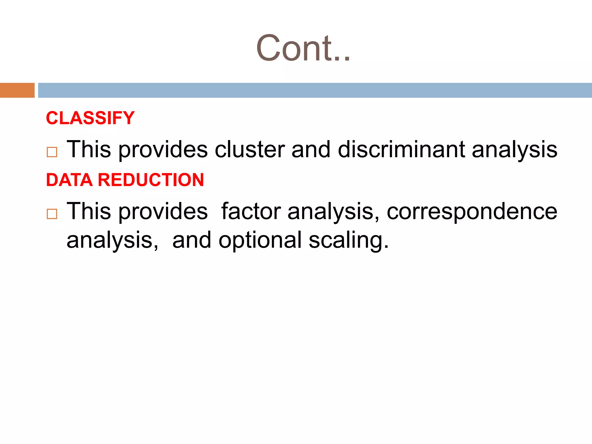 Spss Pptx Computing Technology And Computing