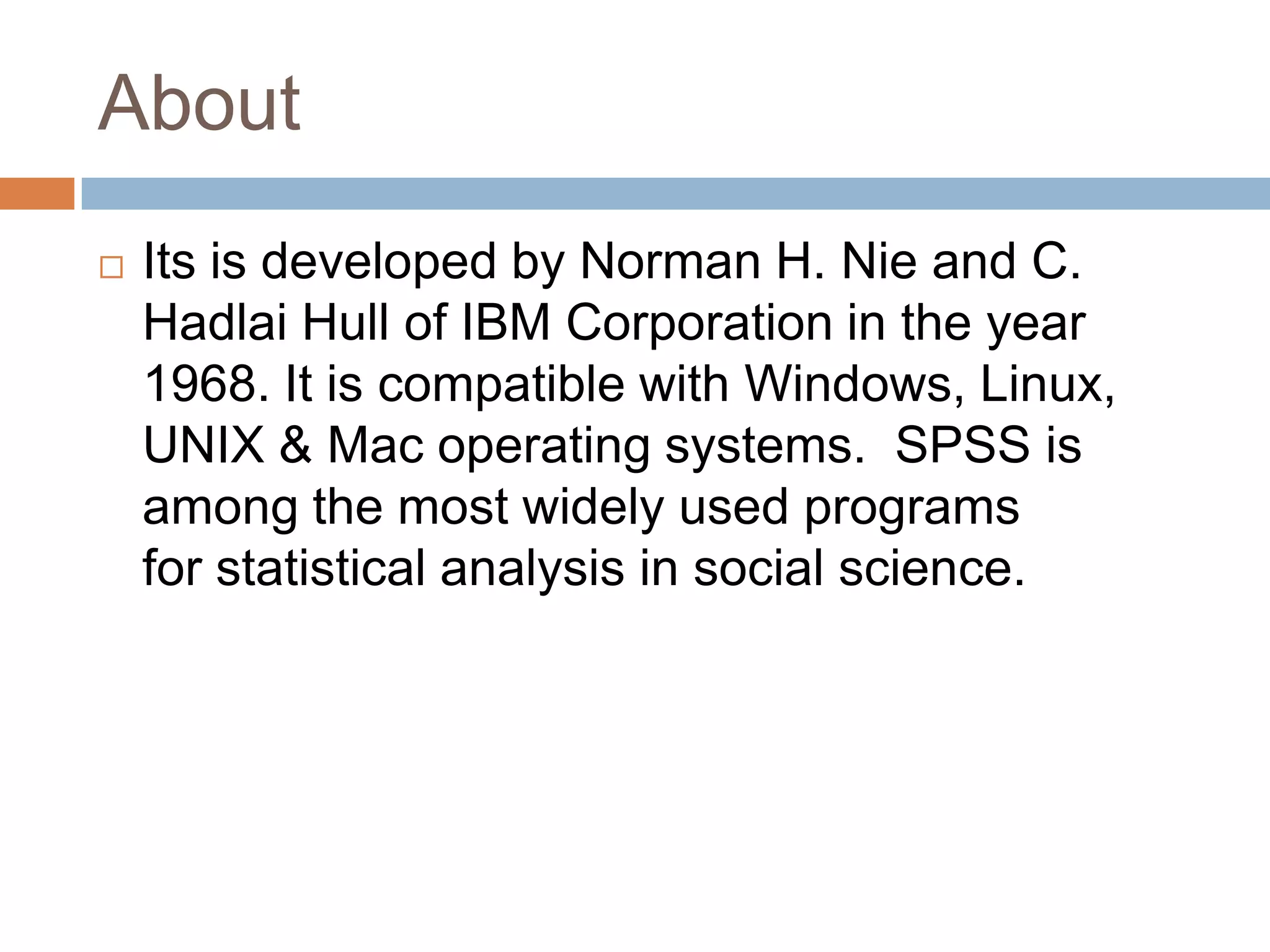 Spss | PPTX