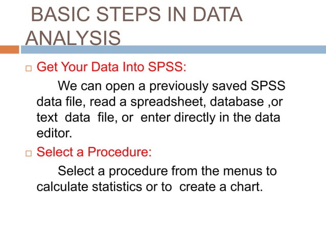 Spss | PPTX | Computing | Technology & Computing