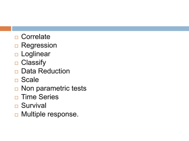 Spss | PPTX | Computing | Technology & Computing