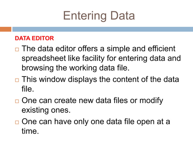 Spss Pptx Computing Technology And Computing