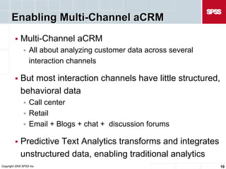 CRM: The Next Generation, Enabling True Multi-Channel aCRM | PDF