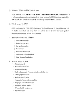 Spss | PDF