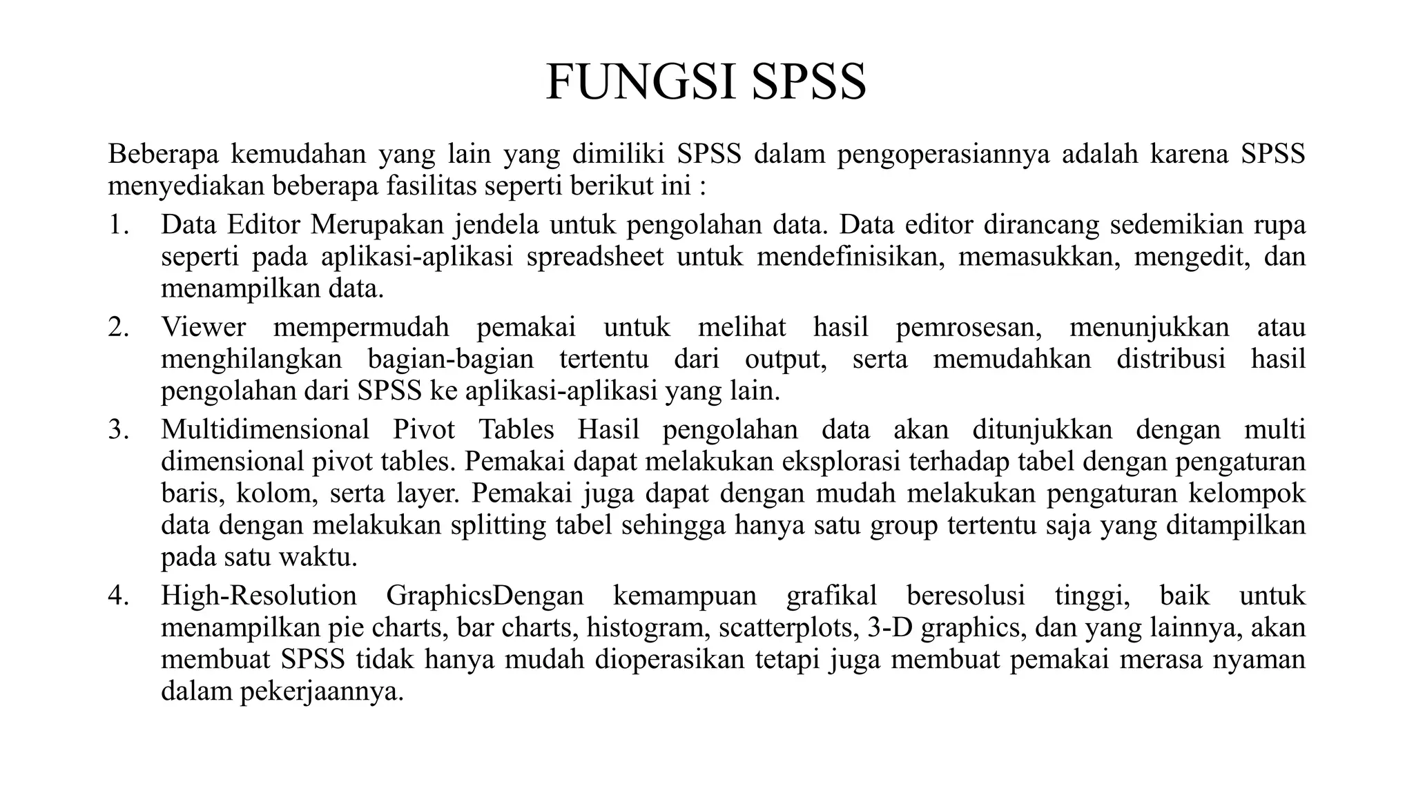 PPT SPSS-Statistika | PPTX
