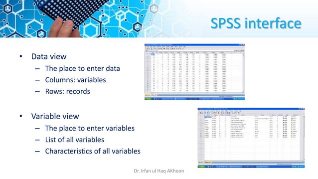 SPSS.pptx | Computer Software and Applications | Computing