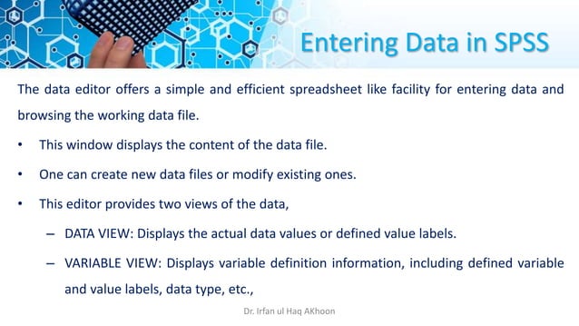 SPSS.pptx | Computer Software and Applications | Computing