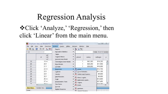 Basics of SPSS and how to use it first time | PPTX
