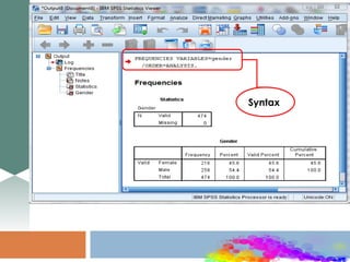 Spss an introduction | PPT