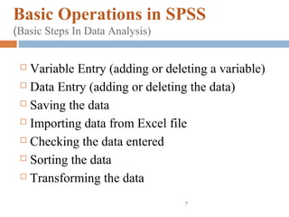 Spss an introduction | PPT