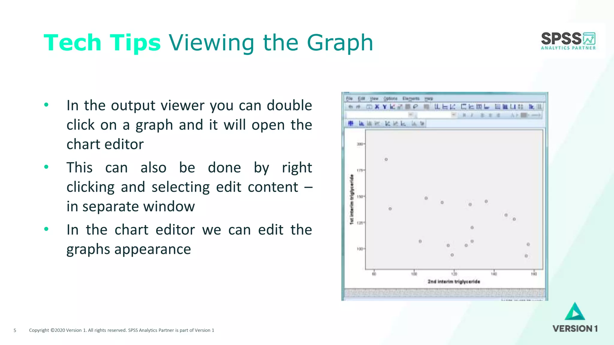 Making graphs transparent in IBM SPSS Statistics | PPTX