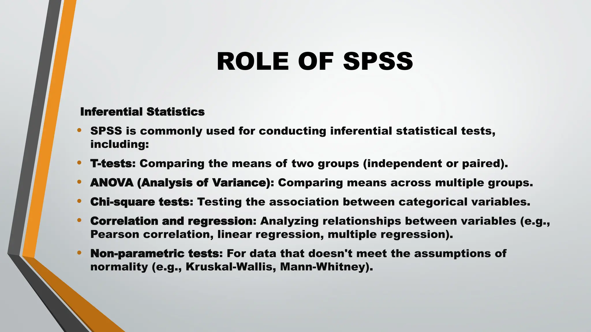 SPSS -INTRODUCTION,MEANING ,ROLE OF SPSS.pptx