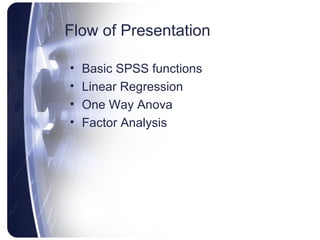 Spss Overview | PPT | Science