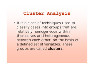 Spss tutorial-cluster-analysis | PDF