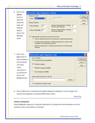 Spss13 regression | PDF | Computing | Technology & Computing