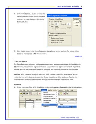 Spss13 regression | PDF | Computing | Technology & Computing