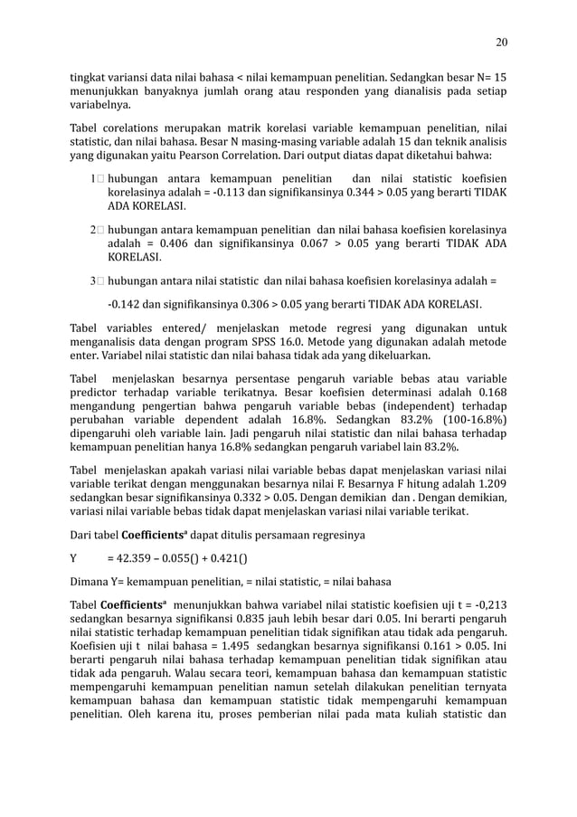 Contoh Analisis Data Statistika Menggunakan SPSS 16.0 (Mulai Entri Data ...