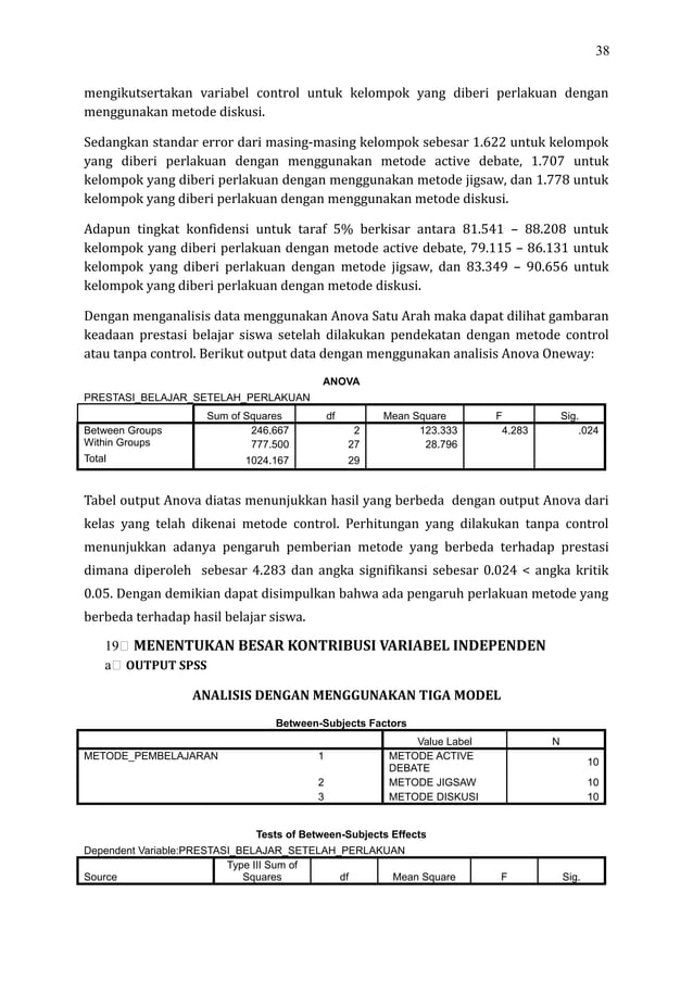 Contoh Analisis Data Statistika Menggunakan SPSS 16.0 (Mulai Entri Data ...