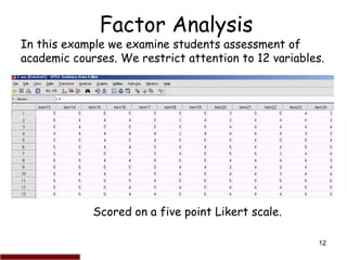 Factor analysis in Spss | PPT