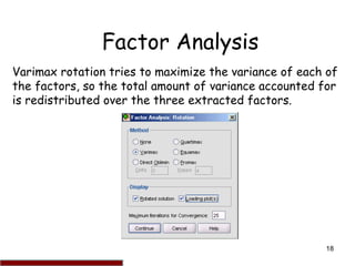 Factor analysis in Spss | PPT
