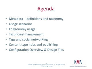 Managed Metadata and Taxonomies in SharePoint | PPTX