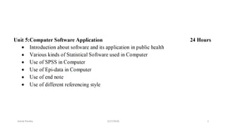 Spss and software Application | PPTX | Operating Systems | Computer Software and Applications