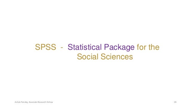 Spss and software | PPT