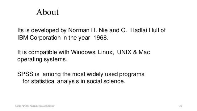 Spss and software | PPT