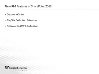 Dynamic Records Management in SharePoint | PPT