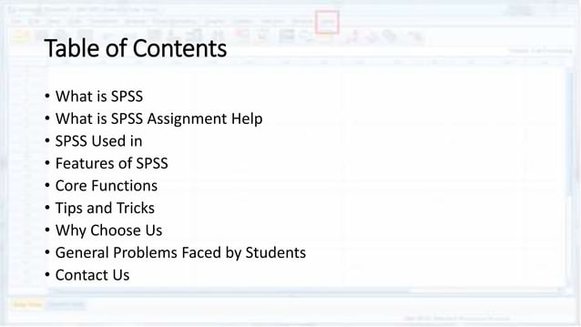 SPSS Assignment Answers | PPT
