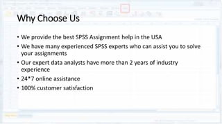 SPSS Assignment Answers | PPT
